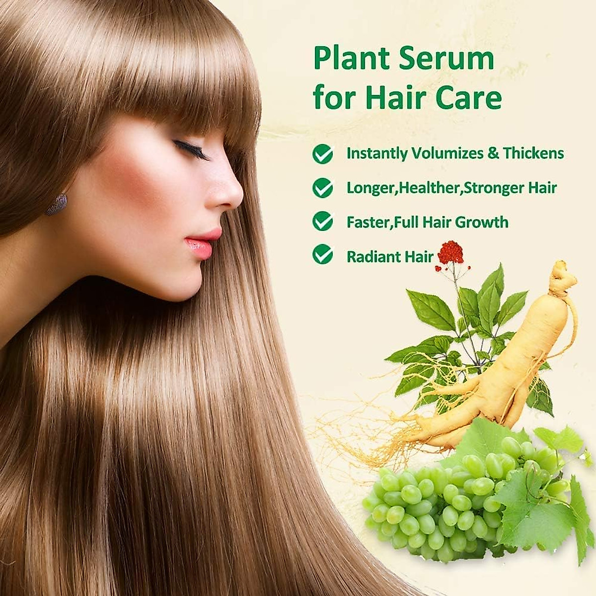 5 PACK Ginger Oil for Hair Growth,Hair Growth Serum,Biotin Hair Growth Oil,Hair Growth Ginger Serum for Men and Women,Hair Growth Treatment,Hair Loss Treatment,Promotes Thicker,Growth Hair