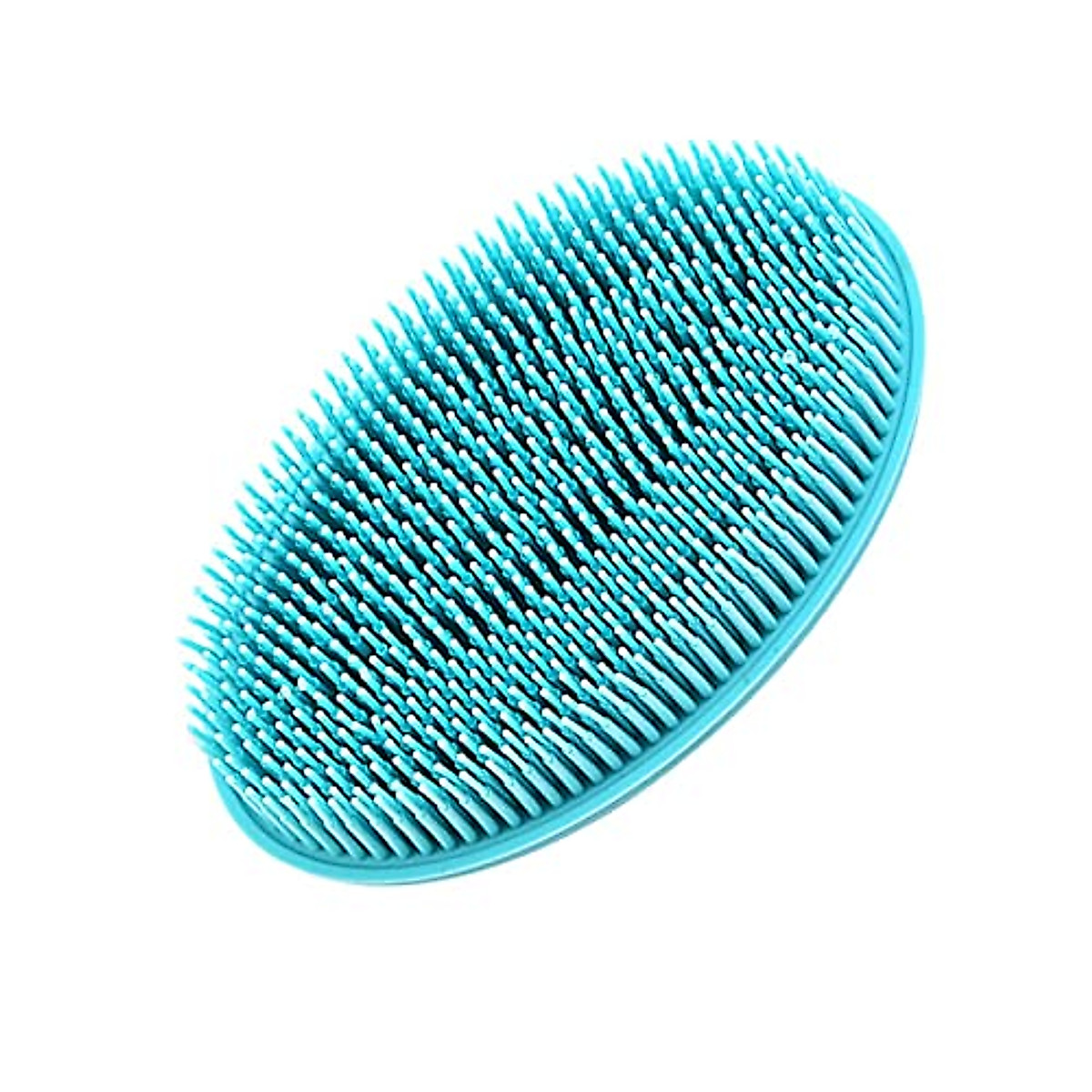 INGVY Dry Brushing Body Brush Soft Silicone Body Brush Bath exfoliating Skin Suitable for Bath Shampoo Facial Massage Brush Supplies Direct Sale (Size : Pink)