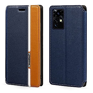 Shantime for Infinix Zero X Case, Fashion Multicolor Magnetic Closure Leather Flip Case Cover with Card Holder for Infinix Zero X Pro (6.67”)