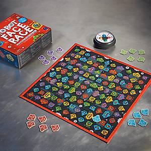 Educational Insights Robot Face Race, Fast Paced Color Recognition Matching Game, for 2-4 Players, Award-Winning Fun Family Board Game for Kids Ages 4+