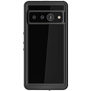 Ghostek NAUTICAL Slim Waterproof Case for Google Pixel 7 Pro (6.7") - Built-In Screen Protector, Heavy Duty Shockproof Protection, Black