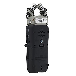 Zoom H5 4-Track Portable Recorder for Audio for Video, Music, and Podcasting, Stereo Microphones, 2 XLR/TRS Inputs, USB Audio Interface, Battery Powered