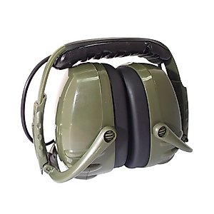 Earmuff Headphones - iPhone & Scanner Compatible - Great for Impact Sports Like Hunting, Gun Range, NASCAR Races, Construction, Work, etc.
