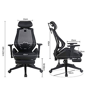 VejiA Ergonomic Chair Computer Chair Home Waist Backrest Office Comfortable Long Seat Chair Gaming Chair Study Chair Swivel Chair