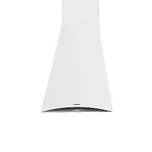 DALIX PVC Veritcal Blind Replacement Slats Curved Smooth White 82.5 x 3.5 (20-Pack)