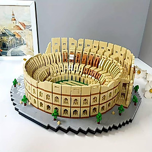 TzFioy Italy Rome Colosseum Building Blocks Set (5594Pcs) Famous World Architecture Amphitheatre Educational Toys Micro Bricks for Kids Adults