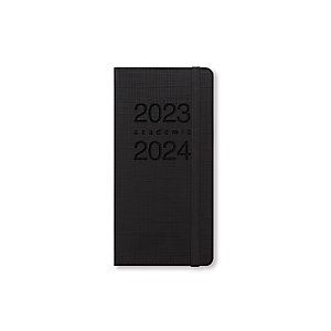 Letts Memo Slim academic 2023.2024 week to view diary - black