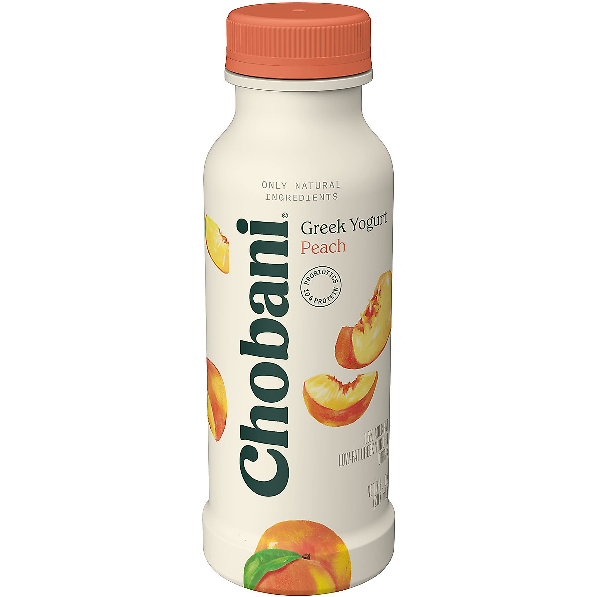 Chobani® Peach Low-Fat Greek Yogurt Drink 7 Fl oz