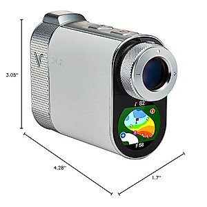 Voice Caddie SL2 Golf GPS Laser Rangefinder | Distance Measuring Flag Pole Locking Vibration | Slope Mode Tournament Switch | Continuous Scan | 6X Magnification | 1,000 Yards | USB Rechargeable