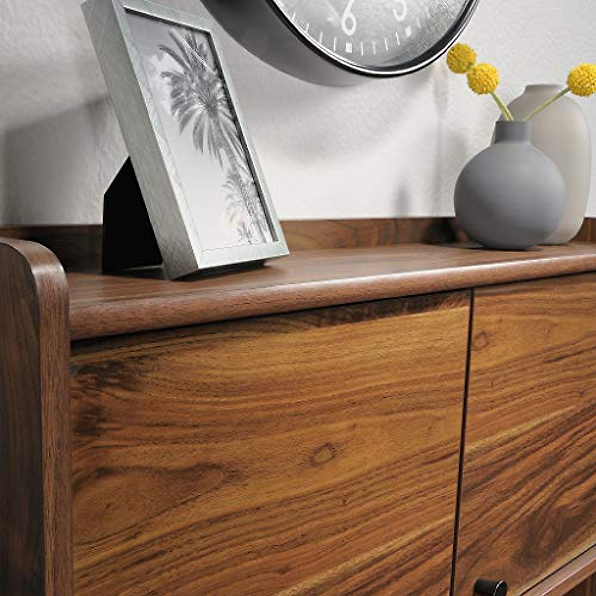 Sauder Harvey Park Wall Desk, Grand Walnut Finish