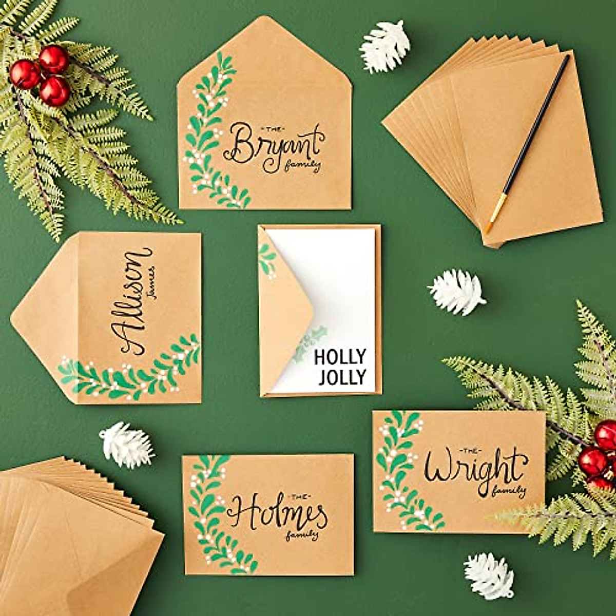50 Kraft 4x6 Envelopes for Invitations, Wedding, Party