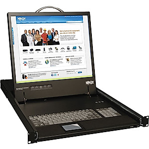 Tripp Lite B021-000-19 KVM Rack Console 1U Rackmount w 19" LCD Display