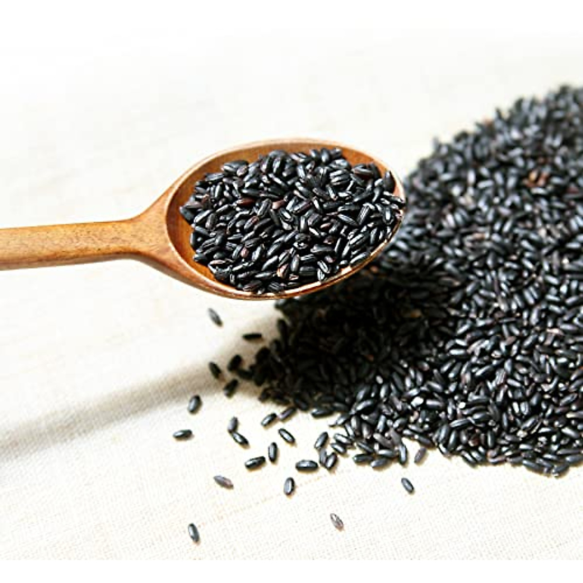 ROM AMERICA Black Rice Forbidden Rice for Asian Cooking | Korean Purple Rice Whole Grain Medium Grain - Healthy Superfood, Packed with Nutrients – 검정쌀 Geomjung - 4 Pound (Pack of 1)