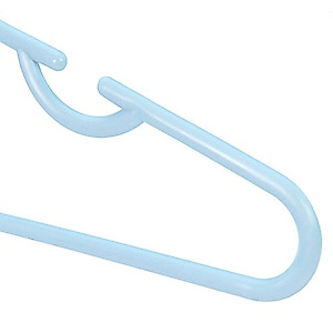 HANGERWORLD Kid's Hangers for Baby Nursery and Children's Closet Clothes Storage (20 Pack, Blue)