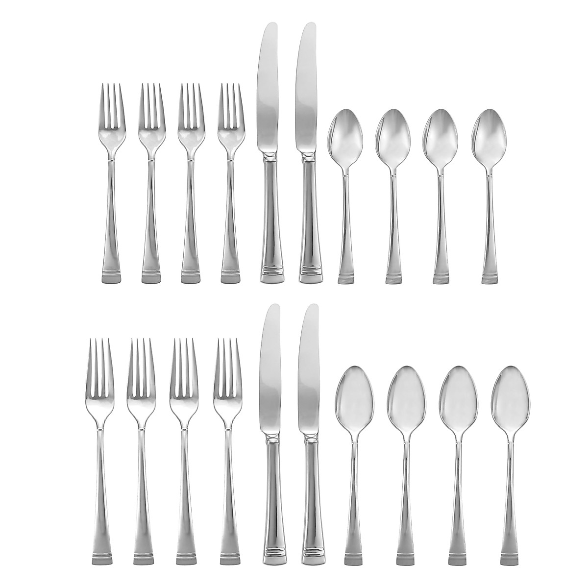 Lenox Platinum Federal 20-Piece Flatware Set, 3.00 LB