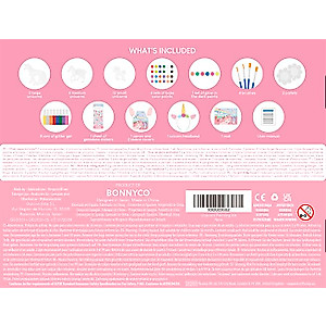 BONNYCO Unicorns Gifts for Girls Painting Kit with 18 Unicorns Painting for Kids with Glow in The Dark | Girl Toys 3 4 5 6 7 8 9 10 Years Old Gifts for Girls for Birthday, Christmas | Unicorn Toys