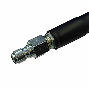 UBERFLEX 4,000 PSI 3/8" x 100' Blue Flexible & Light Weight Hose w/ QC Couplers