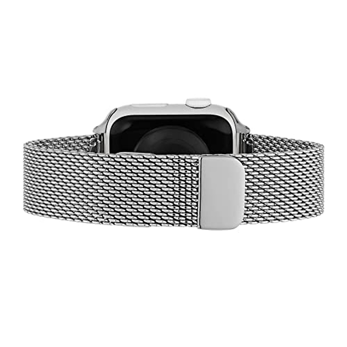 Michael Kors Women's Stainless Steel Mesh Band for Apple Watch®, 38/40/41mm and 42/44/45mm (Model: MKS8054)