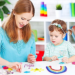 7 Pack Butter Slime Kit, Including Lemon, Cherry, Apple and Watermelon Slime Accessories, Soft and Non-Sticky for Girls Boys Party Toys, Super Cute Stress Kids Relief Toys