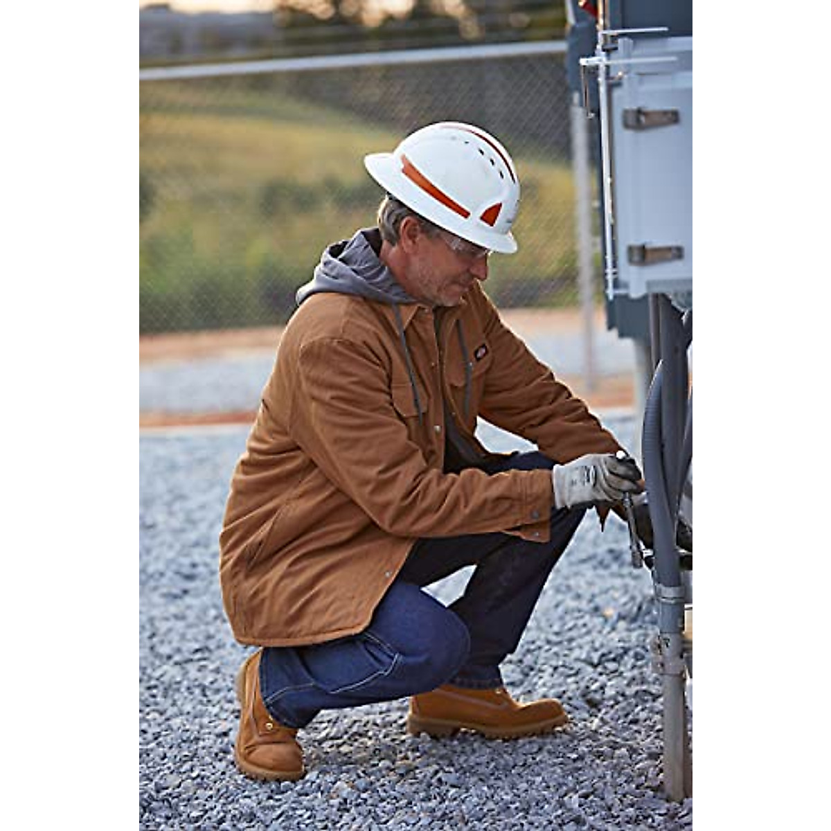 Dickies Men's Dri-Tech Moisture Control Max Full Cushion Crew Socks, Available in M-XL (6, 12, Solid Black (6 Pairs), Large