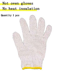 leepeng 4 Pairs Heat Resistant Gloves for Cooking,Oven with Fingers,BBQ Cooking,Grill Proof Men/Women,Heat Sublimation,Cooking