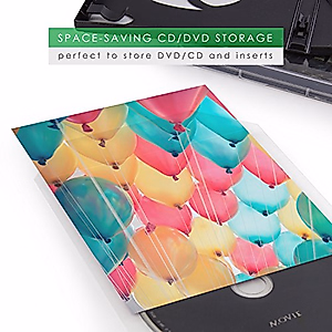 LINKYO Stamp and Die Storage Pockets, Set of 50, 5.75 inches by 7.5 inches