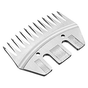 FUYUAN Sheep Shears Blades Straight Replacement 13-Tooth Electric Sheep Scissors, Universal Replacement Blades