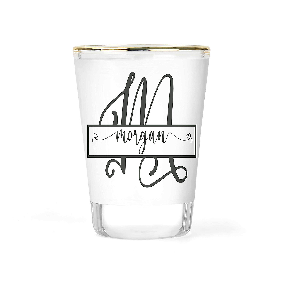 Custom Shot Glass - Monogram Glass - Customizable Shot - Monogram Shot Glass - Initial Shot - Gift for Her - Personalized Shot