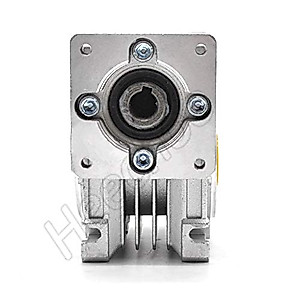 Worm Gear Gearbox NMRV-030 Speed Reducer Ratio 80:1 for Stepper Motor