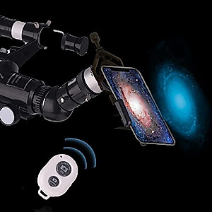 telescopes for Adults Astronomy, Kids 8-12,360mm70mm Aperture Portable Refractor Astronomy Beginners, with A Smartphone Adapter (Black)