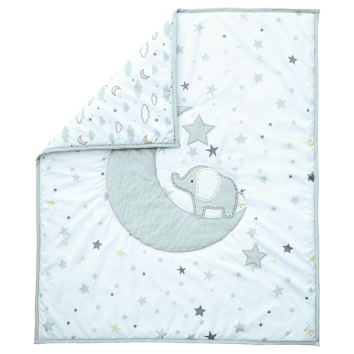 Wendy Bellissimo 4pc Nursery Bedding Baby Crib Bedding Set (Elephant)