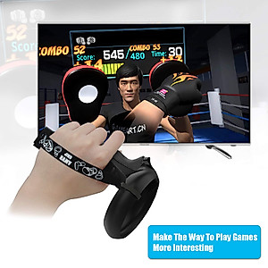 AMVR Touch Controller Grip Cover, Leather Fashion Travel Case, Face Silicone Cover Mask, VR Headset Display Stand, Lens Protect Pad, Nose Pad Replacement Accessories Gift Set for Oculus Quest 1