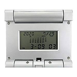 Sweda Travel Alarm Clock, World Time, Timer, Calendar, Calculator, Memory, WC38.