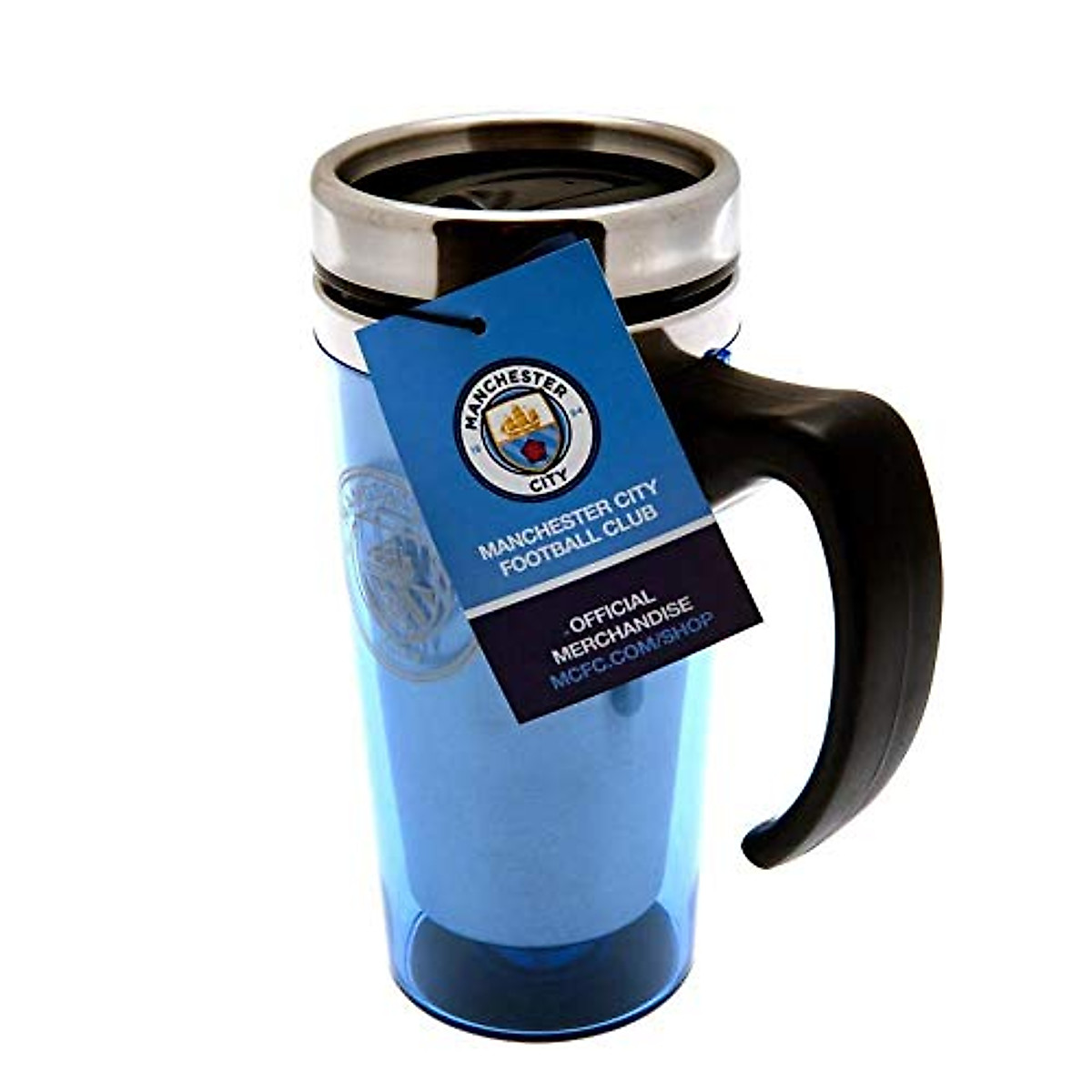 Manchester City Aluminium Travel Mug,450 Millilitres - Multi-Colour