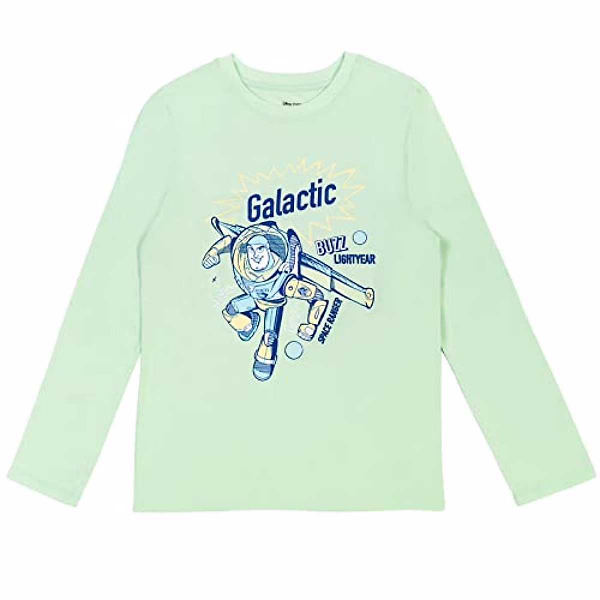 Disney Pixar Toy Story Buzz Lightyear Woody Toddler Boys 2 Pack Graphic T-Shirts Blue/Green 5T