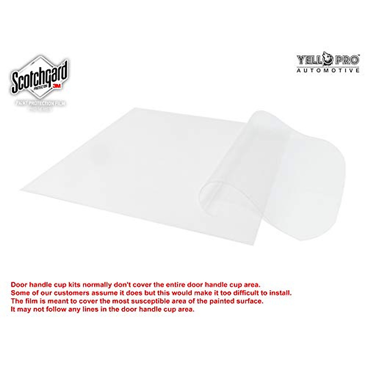 YelloPro Custom Fit Door Handle Cup 3M Scotchgard Anti Scratch Clear Bra Paint Protector Film Cover Self Healing PPF Guard Kit for 2019 2020 2021 2022 2023 BMW X5 SUV