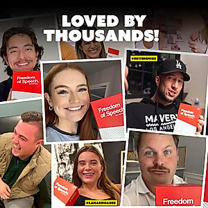 QUOKKA Freedom of Speech Card Board Game - Adult Edition - Fast-Paced | Guess The Word | Easy to Play - Party Game for Game Night