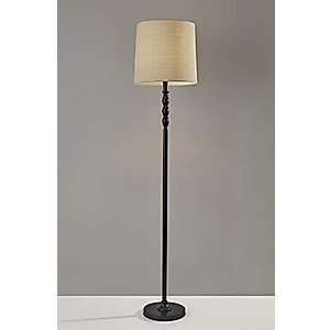 Adesso 1571-01, Floor Lamp, Black