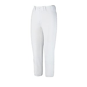 Mizuno Youth Girl's Prospect Softball Pant, White, X-Large