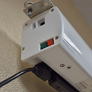 LDCHNH 16:9 Tab-tensioned Motorized Intelligent Electric Projection 4K Cinema Screen for Home Theater Projector