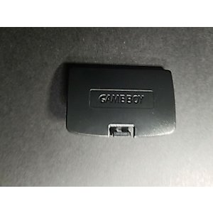 BLACK GAME BOY LOGO COLOR REPLACEMENT BATTERY COVERS LIDS DOOR