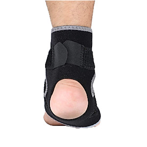 Ankle Brace, Compression Ankle Wrap for Sports Protect, Ankle Sprain, Plantar Fasciitis, Injury Recovery, One Size Fits All