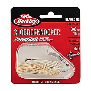 Berkley SlobberKnocker Fishing Jig,White, 3/8 oz