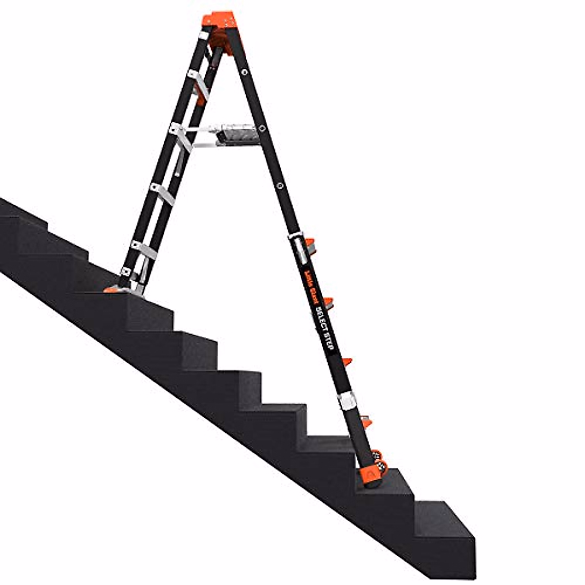 Little Giant Ladders, Select Step, 5-8 foot, Stepladder, Fiberglass, Type 1AA, 375 lbs weight rating, (15130-001)