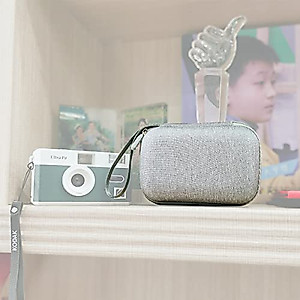 JCHPINE Hard Carrying Case for KODAK EKTAR H35 Half Frame Film Camera, Protective Storage Travel Case for Kodak Ultra F9 M35 Film Camera Accessories (Only Case) (Grey)