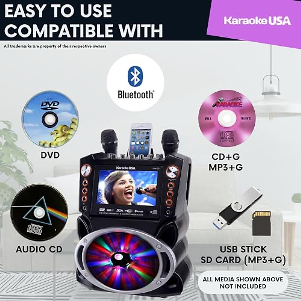 Karaoke USA DJ Karaoke Machine (GF846)