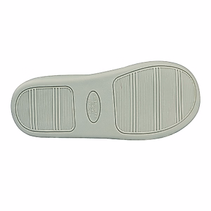 OhMill Flat Heel Slipper Boots Women Slippers Comfort Knit Boots Winter Warm Outdoor Indoor Full Wrap High-Top Shoes (7-8, Grey)