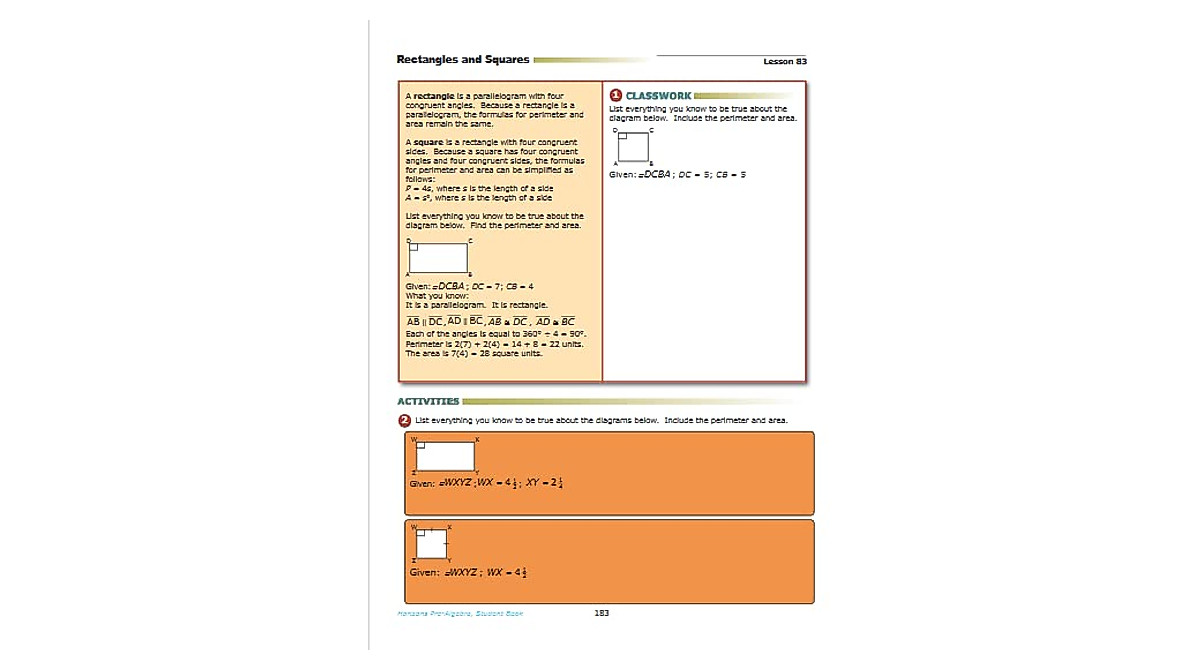Horizons Pre-Algebra Student Book by Alpha Omega