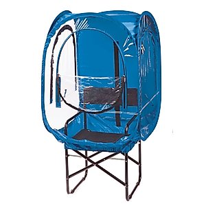 WeatherPod – The Original Large Upper-Body Pod – 1-Person Wearable Pod for Manual & Electric Wheelchairs and Folding Chairs, Protection from Cold, Wind and Rain – Royal Blue