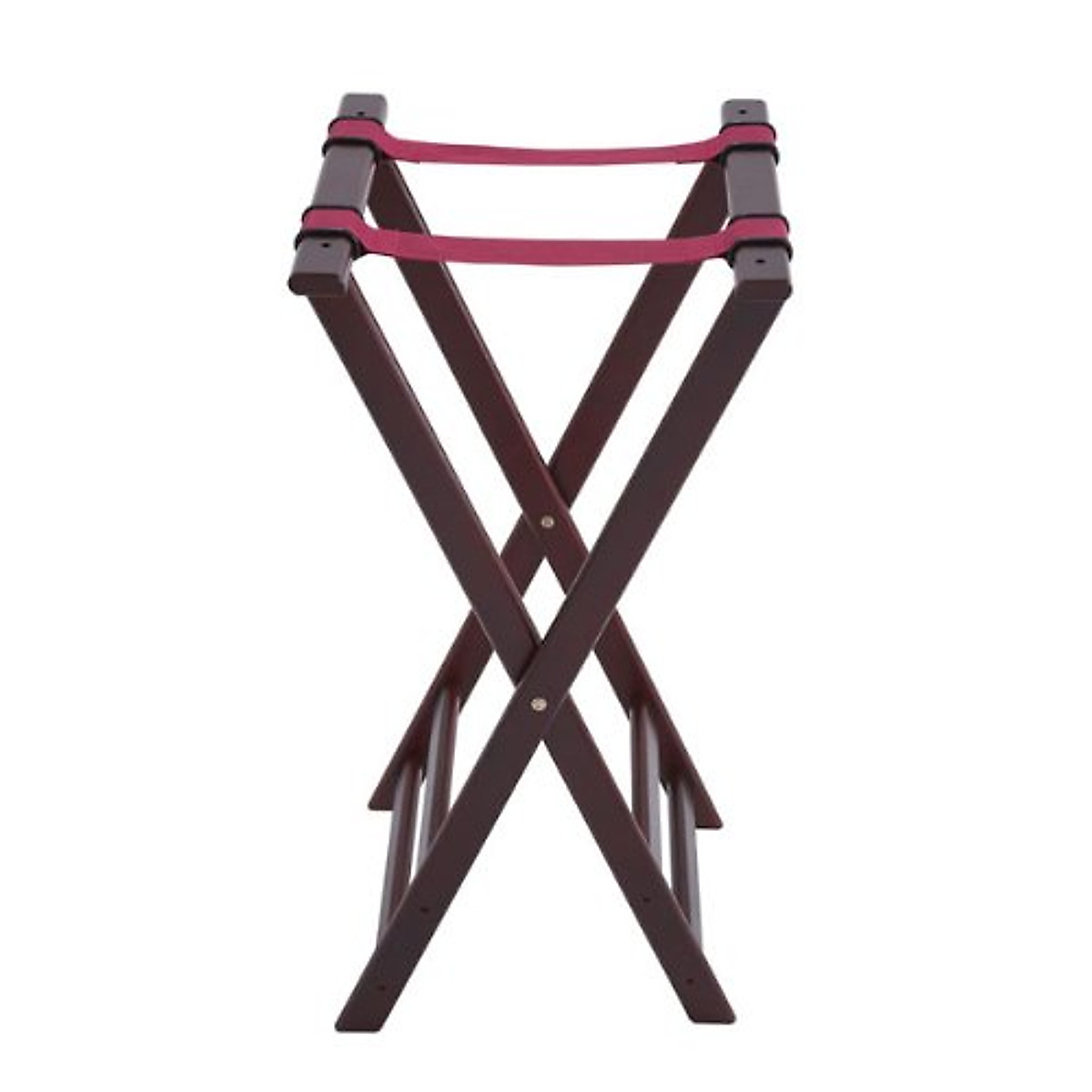 Winco Folding Tray with Stand, 33-Inch, Walnut